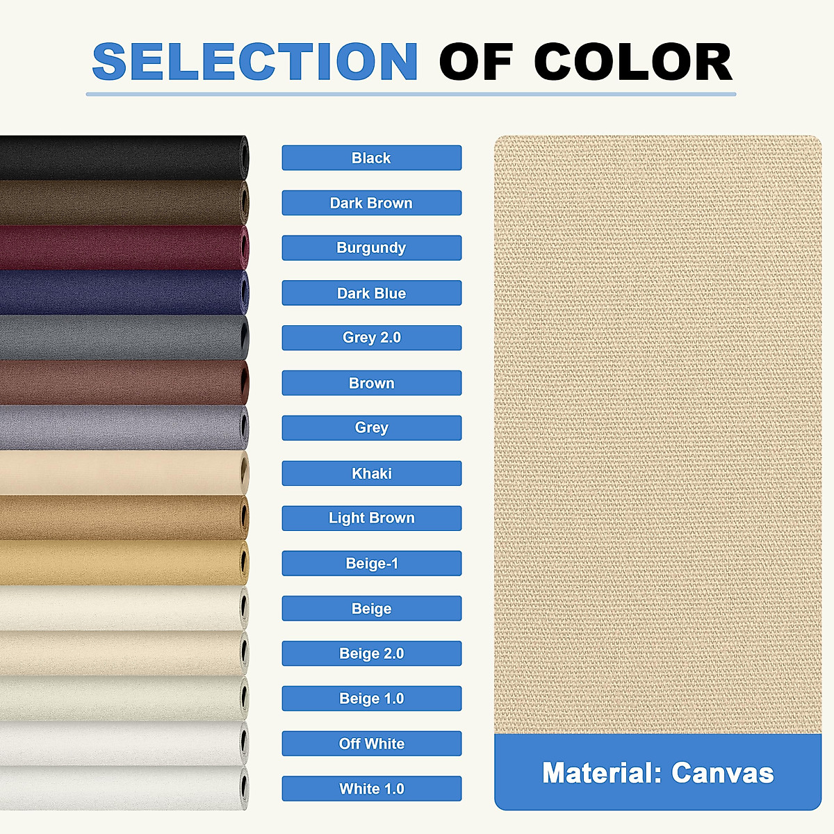 KING MOUNTAIN Canvas Repair Tape,Outdoor Gear Patch, 4×63 Inches,Waterproof,Self-Adhesive for Repairing Boat Covers,Sun Shades,Sofas,Tents,Lounge Chairs,Awnings (Khaki)