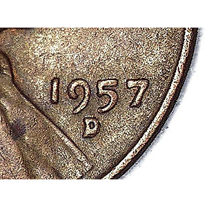 1957 D RPM-004 D/D South Lamination Error Lincoln Wheat Cent Good