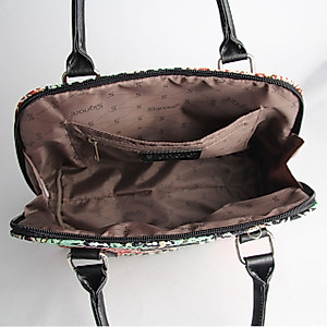 Signare Tapestry Hand Shoulder Bag Cross Body Purses Handbag Satchel Bag for Women In William Morris Cray design | CONV-CRAY