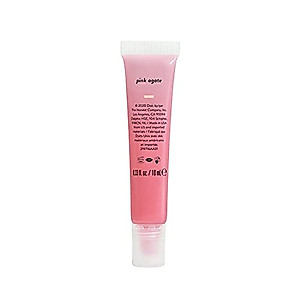 Honest Beauty Gloss-C Lip Gloss, Pink Agate, Vegan, Sheer + Buildable with Coconut Oil & Hyaluronic Acid, 0.33 Fl Oz