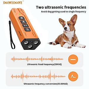 2024 Dog Bark Deterrent Device - Anti-Bark Devices for Dogs, No More Barks Dog Training Tool (Cali Orange)