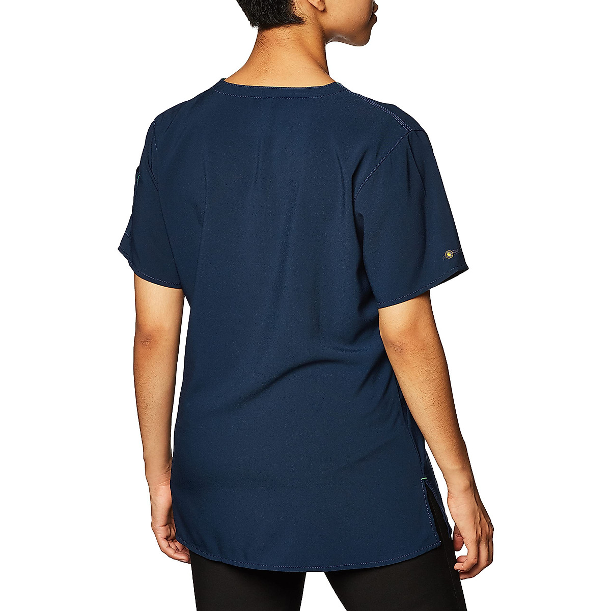 Carhartt Force Cross-Flex Women’s V-Neck Tech Top — Navy, Large