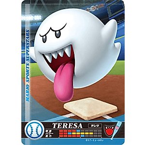 Nintendo Mario Sports Superstars Amiibo Card Baseball Boo for Nintendo Switch, Wii U, and 3DS