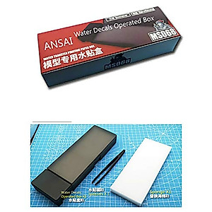 Water Decals Sticker Operated Box with Decal Tweezers Model Craft Airplane Hobby Tools