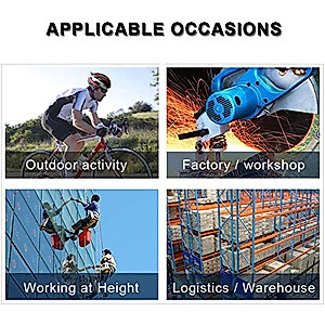 IMENORY Kevlar-Sleeves Arm Protection Sleeves with Thumb Hole, [18" Inch Long, 9"-14" Wide] Safety Arm Guide Cut, Heat Resistant Protective Mechanic Sleeves for Men, Women 1Pair - Black [Newest 2023]