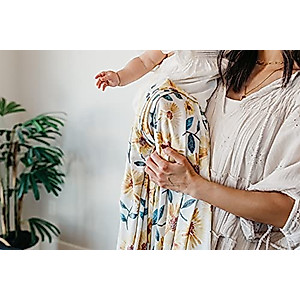 Copper Pearl Large Premium Knit Baby Swaddle Receiving Blanket Sunnie