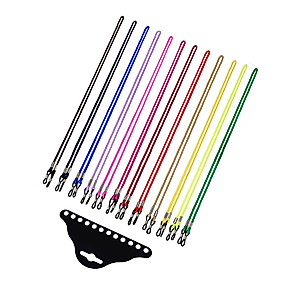 eBoot 12 Pieces Eyeglass Cord Glasses Strap Eyewear Retainer with Glasses Cloth