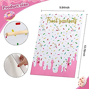 2 Pieces Donut Display Stand, Reusable Donut Holder Board, Party Wall Bagel Boards for Christmas Wedding Birthday Treat Holiday Gathering Parties