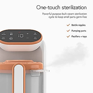 Quark Quook Baby Food Maker Steamer and Blender - Easy-To-Use 5-in-1 Baby Food Processor with Built In Baby Bottle Warmer - Self Cleaning, Sterilizing & Dishwasher Safe - 100% Baby-Safe Materials