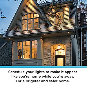 Globe Electric 50589 Color-Changing A19 LED Smart Light Bulb, 2.4 GHz Wi-Fi, 60W Equivalent 800LM, Works with Alexa Only, 1-Pack