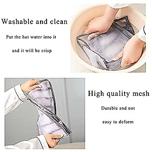 LALEO Wardrobe Clothes Organizer, 7 Grids Visible Foldable Closet Organizers, Compartment Storage Box for Jeans, Leggings, T-Shirt, Skirt