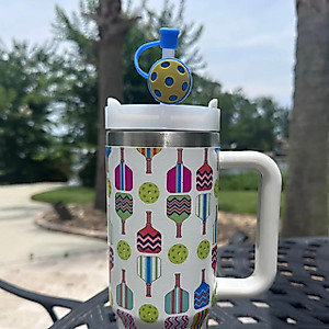 born to rally Pickleball Tumbler- 30oz (Multi)