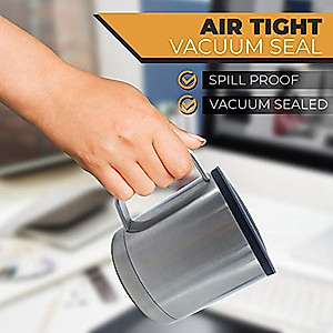 Sportz Bottle Insulated Camping Mug Stainless Steel Coffee Mug with Screw-on Lid (leak proof) - Beer Mug - 18oz 540ml Thermal Mug with Handle