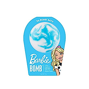 DA BOMB Barbie Blue Swirl Bath Bomb, 7oz