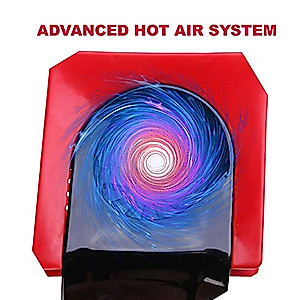 GVAKMM Retro Cart Popcorn Machine Hot Air Popcorn Maker Home Protable Popcorn popper Machine For Party Movie Night and Birthday Gift