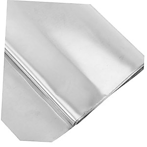 Gatuida 4pcs Sheet Experiment Anode Experiment Supplies Electrode Material Fruit Battery Science Kit Analysis Test Experimental Supply Experiment Tools Thin Metal Plate Silver Zinc