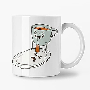 Tea Baggin Coffee Mug - Hilarious Coffee Mug Gift - Funny Birthday or Christmas Gift - Sarcastic Gag Presents - 11oz Coffee Mug Tea Cup White