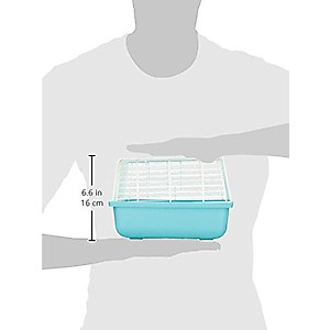 Prevue Pet Products Travel Cage for Birds and Small Animals, Blue (SP1304BLUE), 9.0" L x 5.6" W x 6.1" H