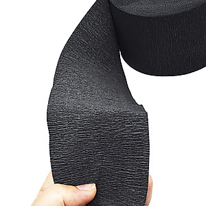 2 Rolls of Disposable and Flexible Black Barber Neck Strips for Hair Styling, Salon Cutting, Coloring, and Hairdressing