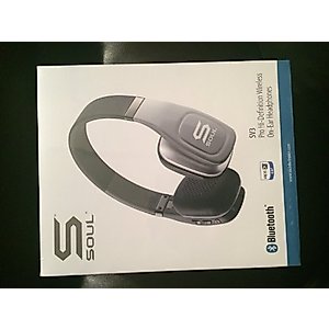 SOUL Electronics SV3SLV Volt Bluetooth Pro Hi-Definition On-Ear Headphones, Silver (Discontinued by manufacter)