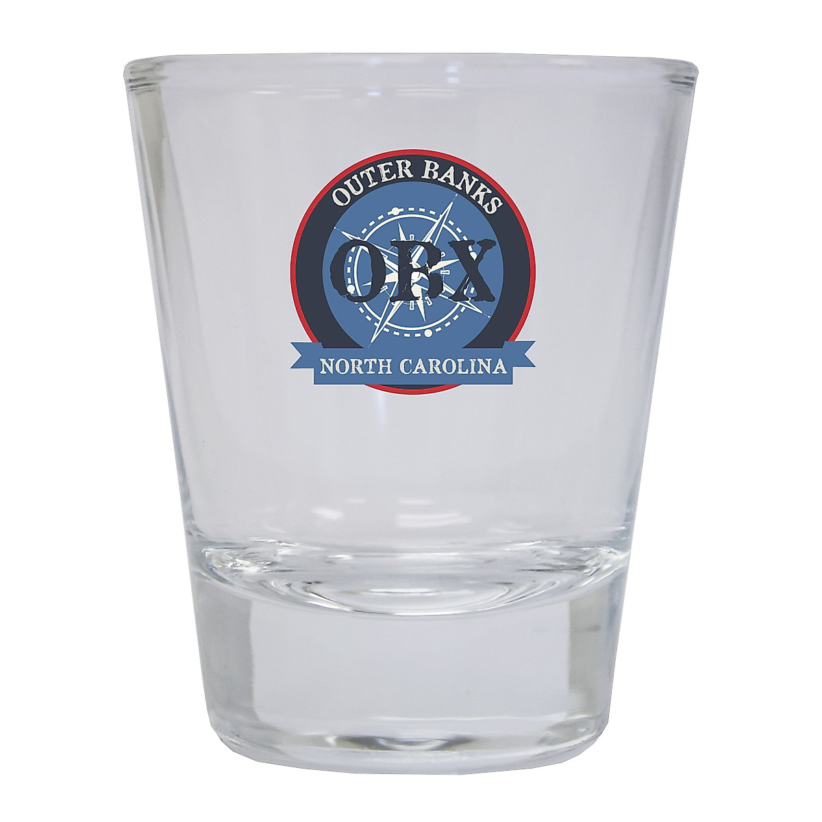 NC Outer Banks Round Shot Glass