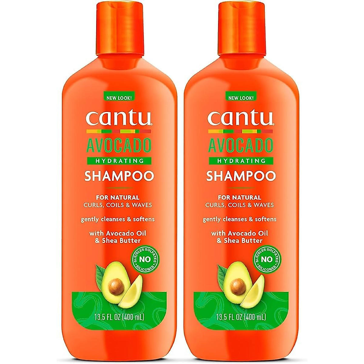 Cantu Avocado Shampoo 13.5 Ounce (400ml) (Pack of 2)