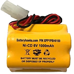 10050205 60401005 ENB-06006 ENB06006 6v 1000mAh Ni-CD Battery for Exit Emergency Light 51500RS CE140P E82082100