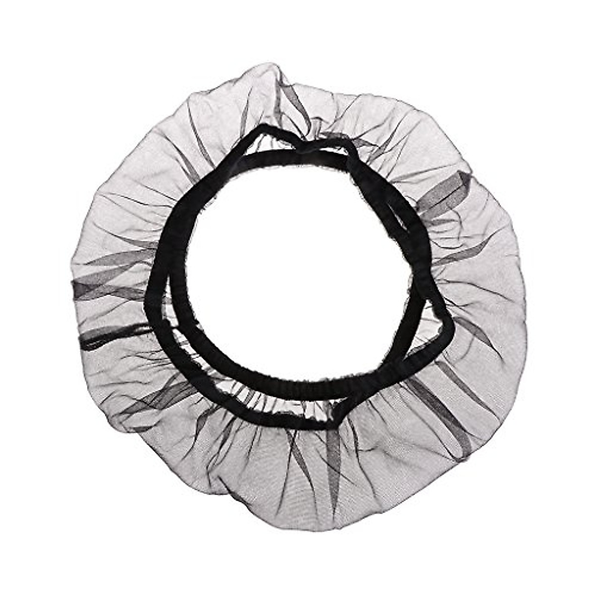 YUNAWU Nylon Mesh Bird Seed Catcher Guard Net Cover Shell Skirt Traps Cage Basket S M L (L, Black)