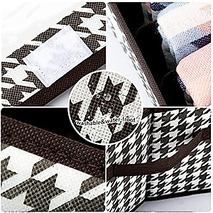 uapryti Drawer Organizers for Clothing - Foldable Closet Organizers and Storage,Washable Wardrobe Clothes Organizer(3PCS,6 Grids+7 Grids+9 Grids)