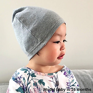 Radia Smart® 5G Blocking, Protective Baby Hat/Beanie Cap Blocking RF EMF WiFi Radiation. Age 6-18 Months. Grey