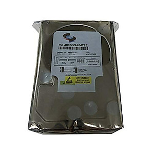 WL 4TB 7200RPM 64MB Cache SATA 6Gb/s 3.5inch Internal Desktop Hard Drive (for Server, RAID, NAS, DVR, Desktop PC) (Renewed)