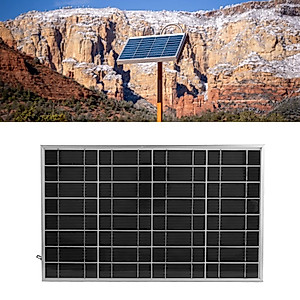 KENANLAN 30W Solar Panel Kit, Polycrystalline Silicon Solar Charge Panel with 40A Controller for Car RV Marine Boat