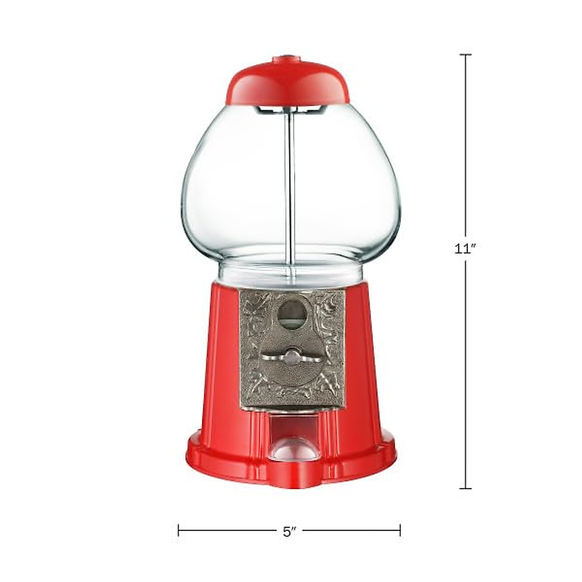 6270 Great Northern 11" Junior Vintage Old Fashioned Candy Gumball Machine Bank Toy - Everyone Loves Gumballs!