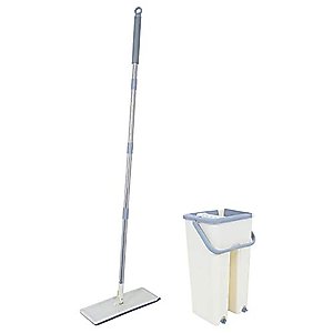 Haowecib Cleaning Mop, Soft Floor Mop Cleaner, Free Hand-Washing for Daily Household Cleaning Floor Cleaning, Defult