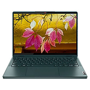 Lenovo 2023 Yoga 6 2-in-1 360° 13.3" WUXGA Touchscreen Laptop, AMD Ryzen 5 5500U, 8GB RAM, 256GB PCIe SSD, Backlit Keyboard, Fingerprint Reader, Win 11, Dark Teal, 32GB SnowBell USB Card