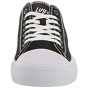 Lugz mens Stagger Lo Sneaker, Black/White, 12 US