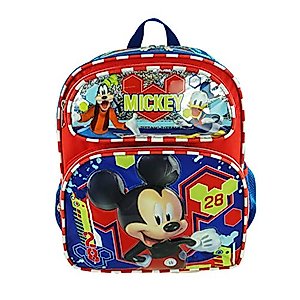 Mickey Mouse 12" Toddler Size Backpack - M28 - A19596
