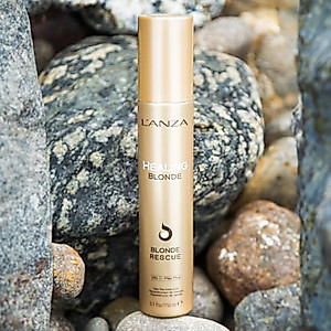 L'ANZA Healing Blonde Rescue, Leave-in Bleach Damage Reconstructor, Renews Strength, Replenishes Moisture, And Protects Hair Color, With Triple UV and heat Protection (5.1 Fl Oz)