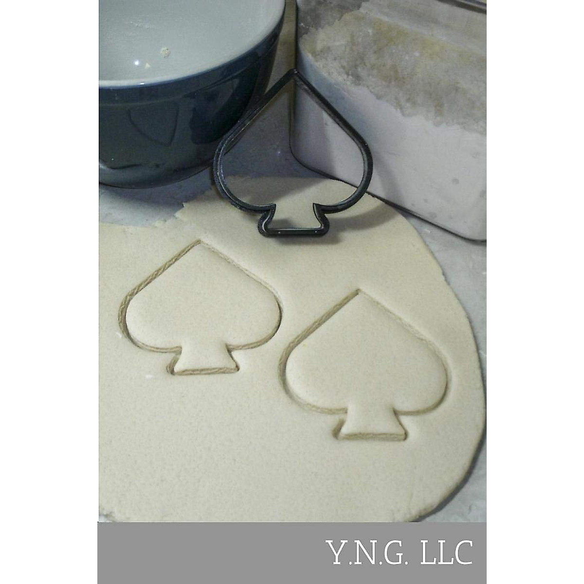 FRENCH SUIT SYMBOLS PLAYING CARDS DECK SPADE HEART DIAMOND CLUB SET OF 4 COOKIE CUTTER USA PR1174