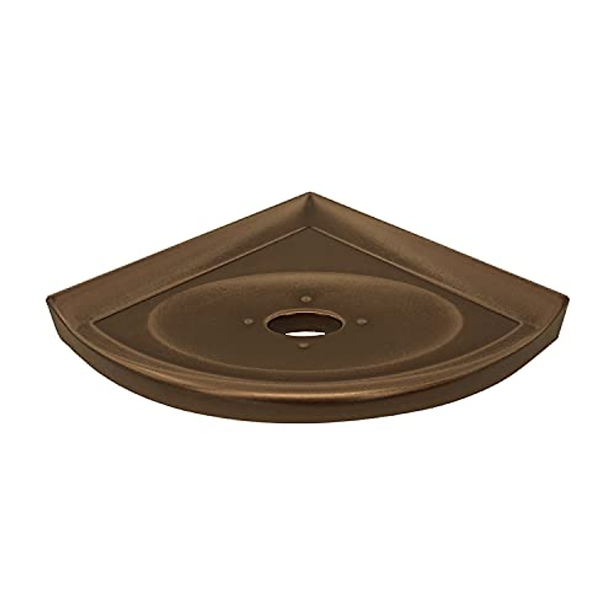 Questech Décor 5 Inch Shower Soap Dish, Wall Mounted Soap Dish Corner Shower Shelf, Retrofit Shower Caddy For Tiled Shower Walls, Bathroom Corner Shelf, 5 Inch Metro Flatback, Bronze Finish