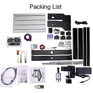 CNCTOPBAOS CNC 3018 Pro Wood Router Kit 3 Axis USB DIY Mini Engraver Milling Engraving Machine Cutter Plastic Acrylic PCB PVC Carving GRBL Control 300x180x45mm