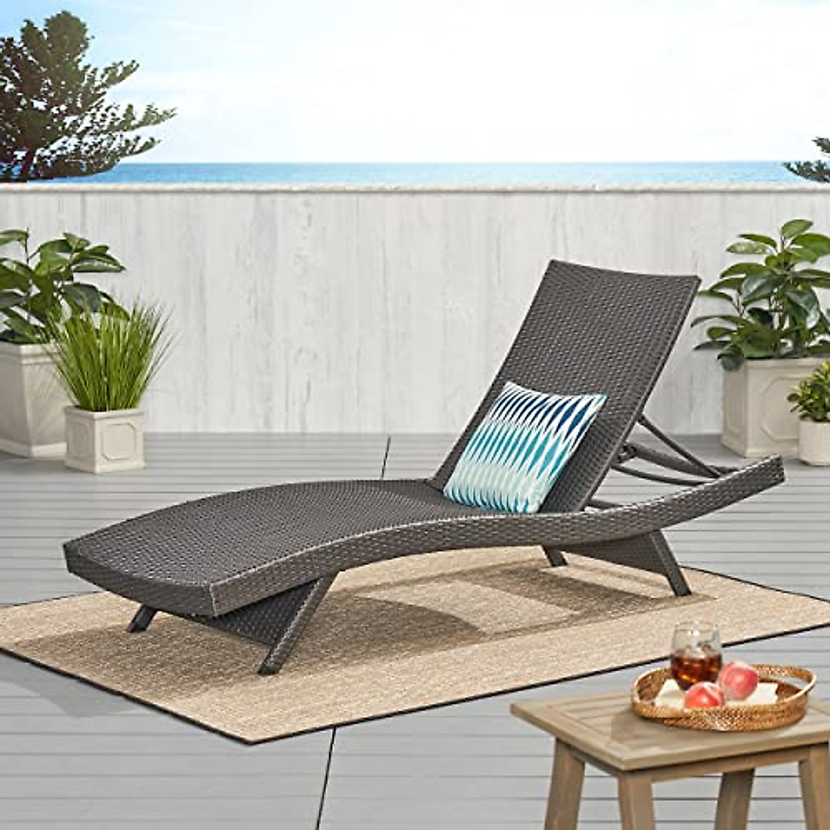 Christopher Knight Home Salem Outdoor Chaise Lounge