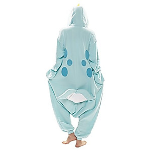 Narwhal Kigurumi - Adult Costume Blue