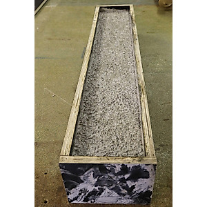 Stone Master Molds Chiseled Edge Concrete Countertop Edge Form Liner 8'x6"x2"