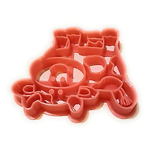 T3D Cookie Cutters Cow Cookie Cutter, Suitable for Cakes Biscuit and Fondant Cookie Mold for Homemade Treats, 3.48inch x 3.11inch x 0.55inch