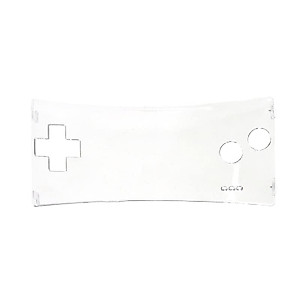 Front Faceplate Housing Shell Case Cover Replacement for Nintendo Game Boy Micro GBM (Clear)