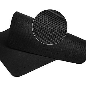 Grey Black Gold Marble Mouse Pad, Gaming Mouse Mat with Custom Design, Square Waterproof Mouse Pad Non-Slip Rubber Base MousePads for Office Home Laptop Travel, 9.5"x7.9"x0.12" Inch