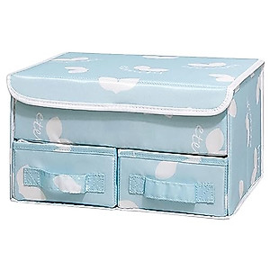 ABOOFAN Drawer Foldable Organizer Underwear Boxes Socks Holder Closet Divider Storage Box for Underwear Bra Socks Lingerie Ties Pants Organizer