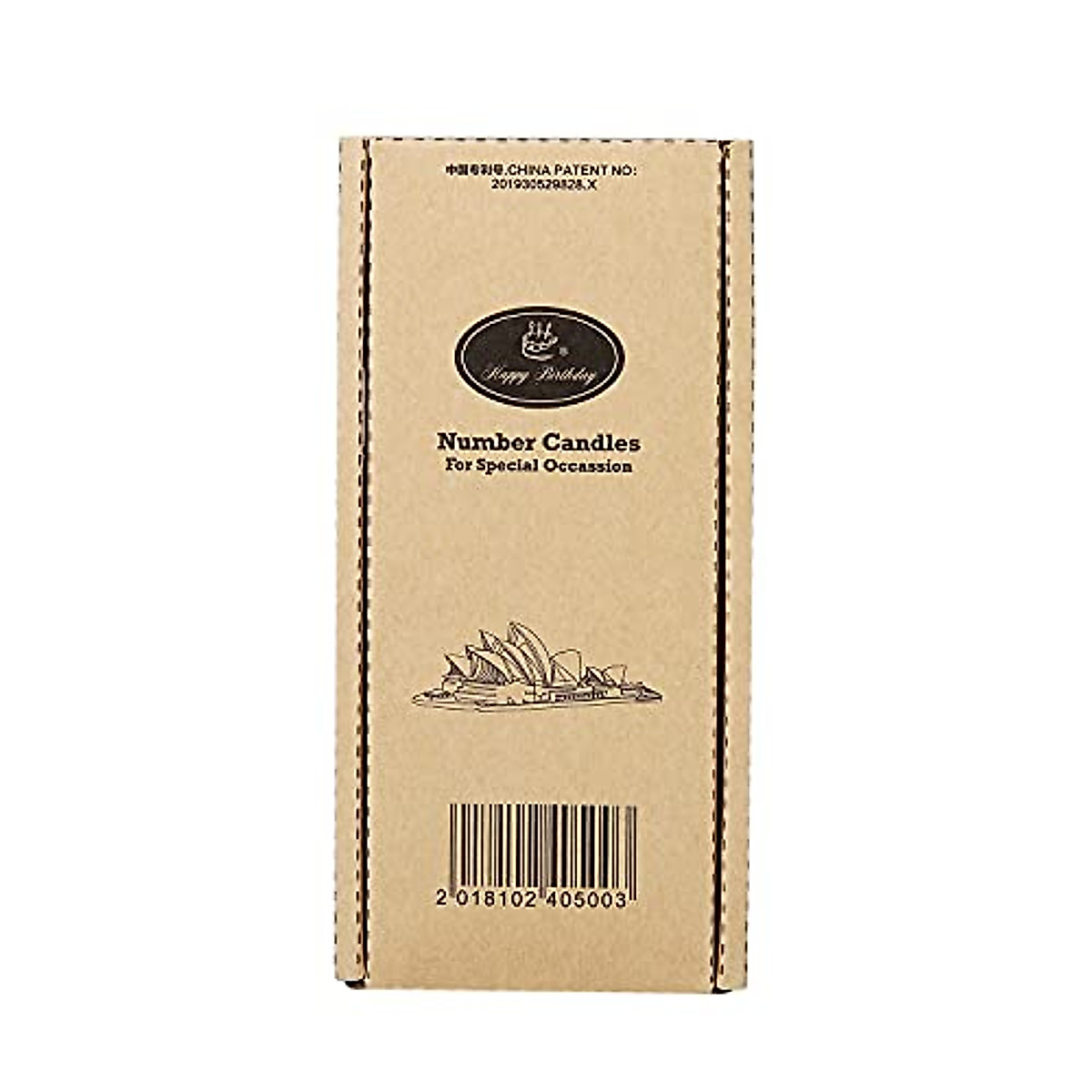 Bailym 60th Birthday Candles,Gold Number 60 Cake Topper for Birthday Decorations Party Decoration