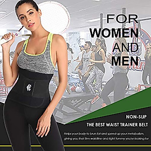 ChongErfei Waist Trainer Belt for Women Waist Cincher Trimmer Slimming Body Shaper Sport Girdle Belt